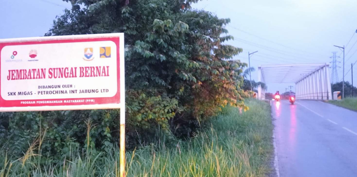Jembatan Sungai Bernai Yang Dibangun SKK Migas-PetroChina, Menunjang ...