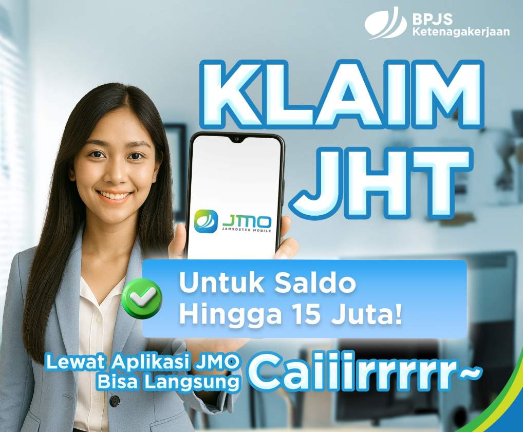 Gak Perlu Antre, Klaim JHT Rp15 Juta Kini Bisa di JMO!