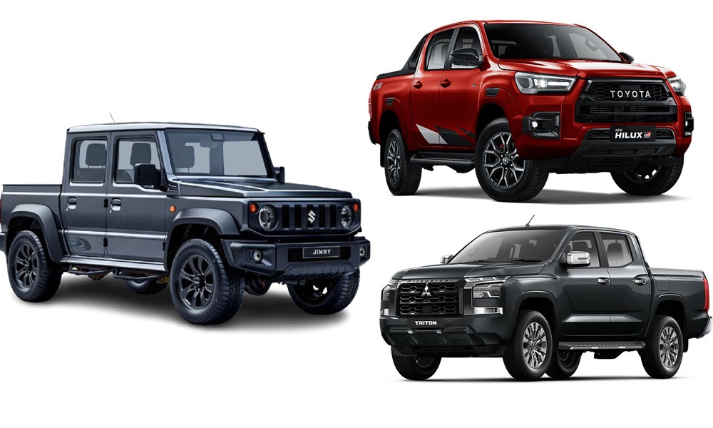 Suzuki Jimny Mini Truck 4x4 Muncul, Layakkah Disandingkan dengan Hilux ...